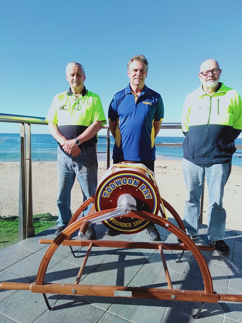 Restored reel for Toowoon Bay SLSC – The Entrance Men's Shed