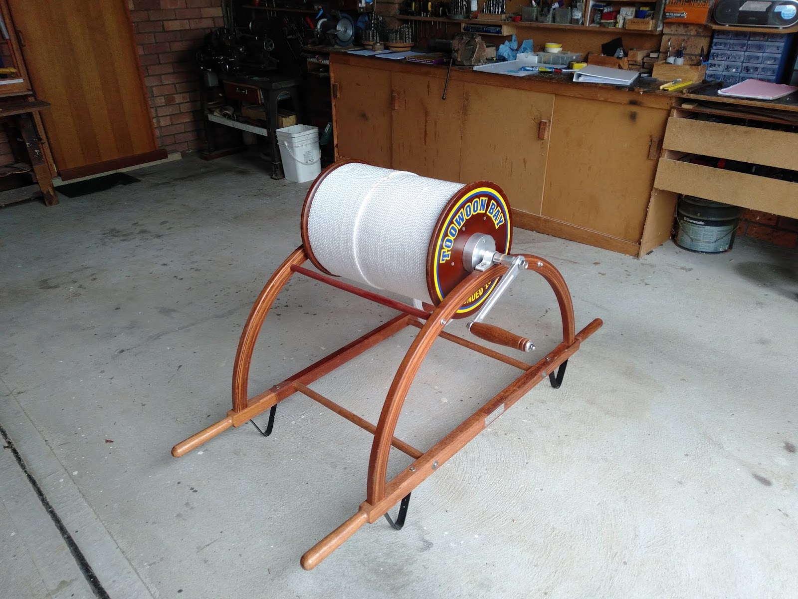 Restored reel for Toowoon Bay SLSC – The Entrance Men's Shed