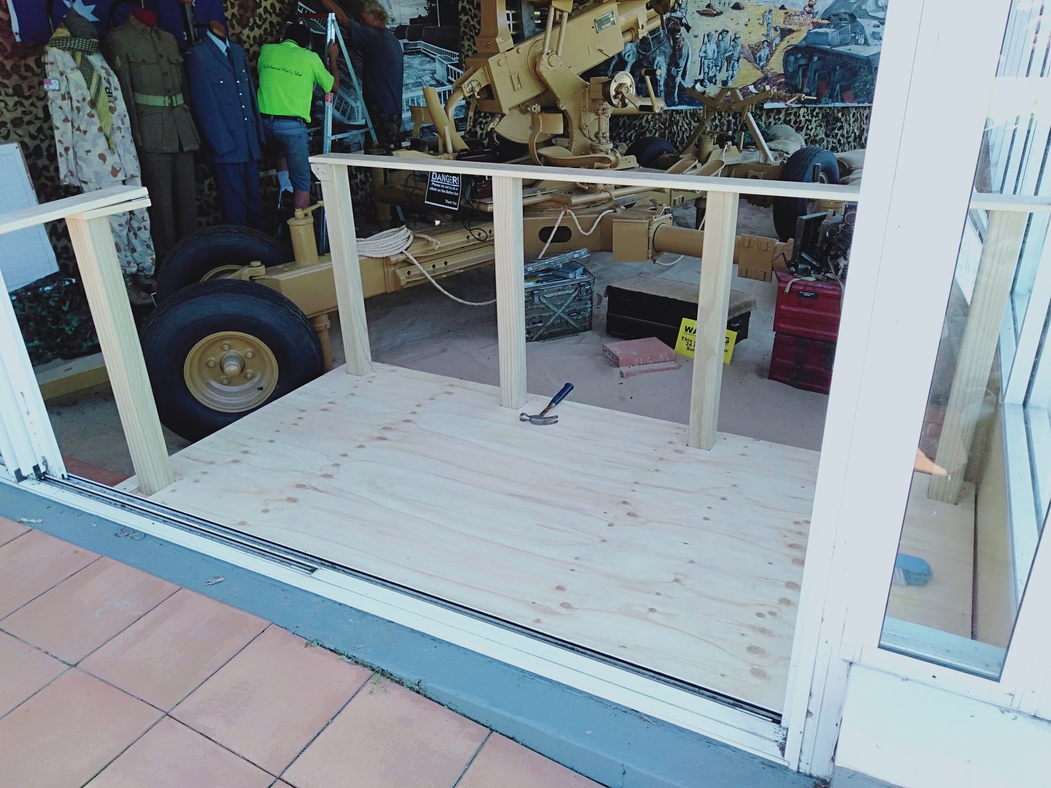 RSL museum viewing platform – The Entrance Men's Shed